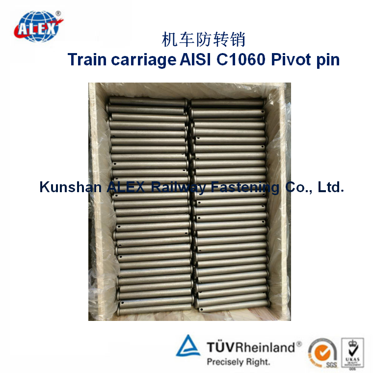 Train carriage AISI C1060 Plain oiled Pivot pin-铁路轨道配件｜非标紧固件｜火车机车配件｜桥梁 ...